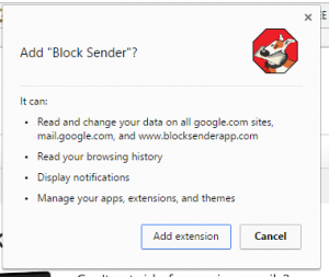 Installing Block Sender in Chrome | Block Sender Help